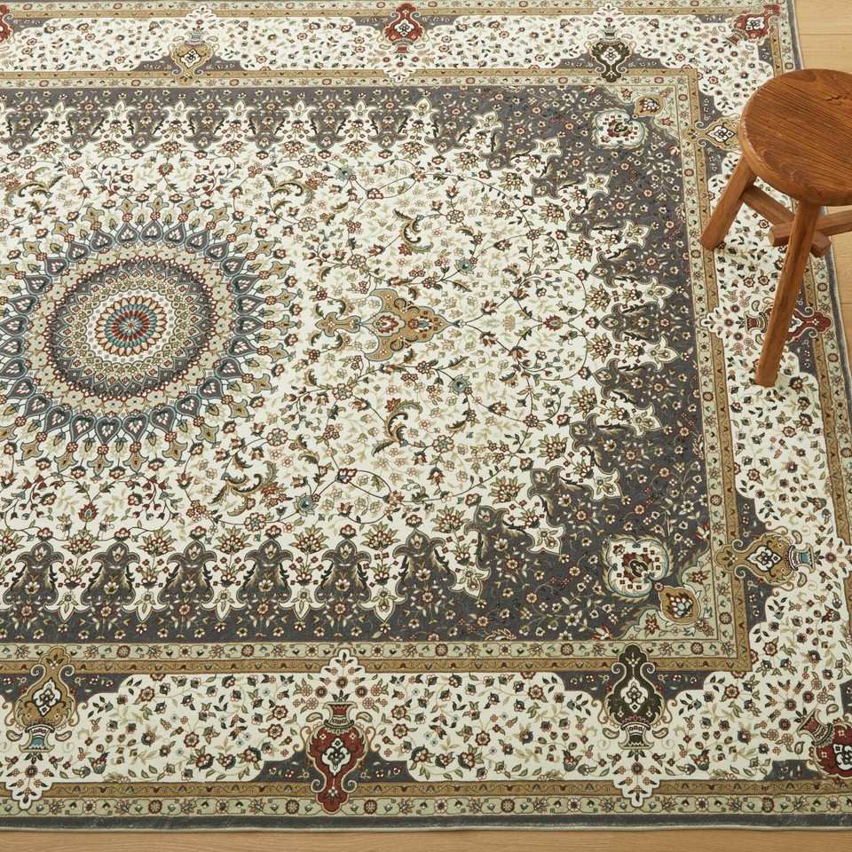 Extra Large Traditional Rugs Non Slip Hallway Runner Living Room ...