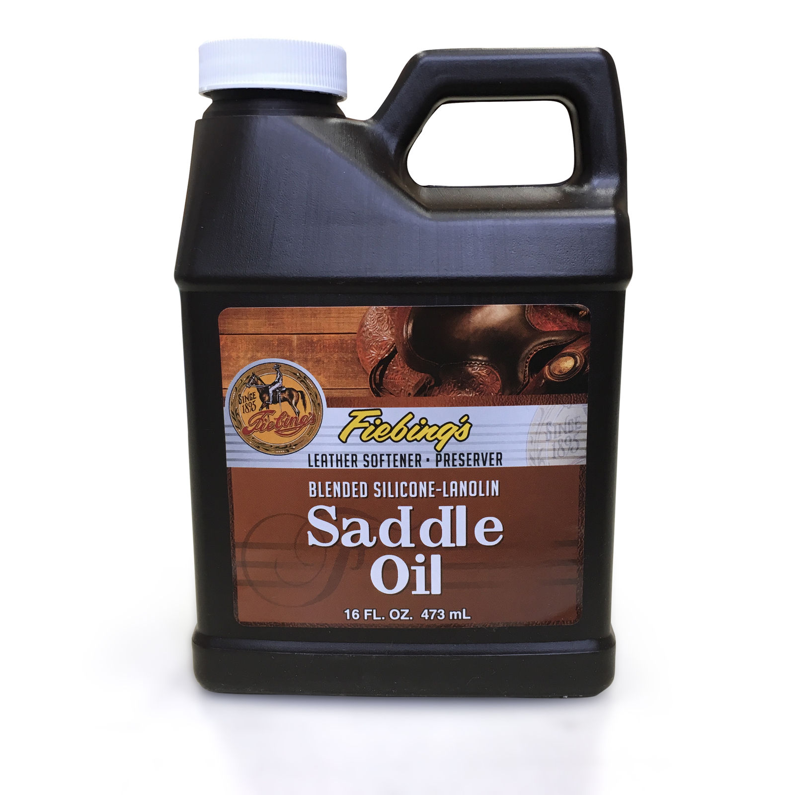 Fiebings Silicone-Lanolin Saddle Oil 16 oz Leather Treatments | eBay