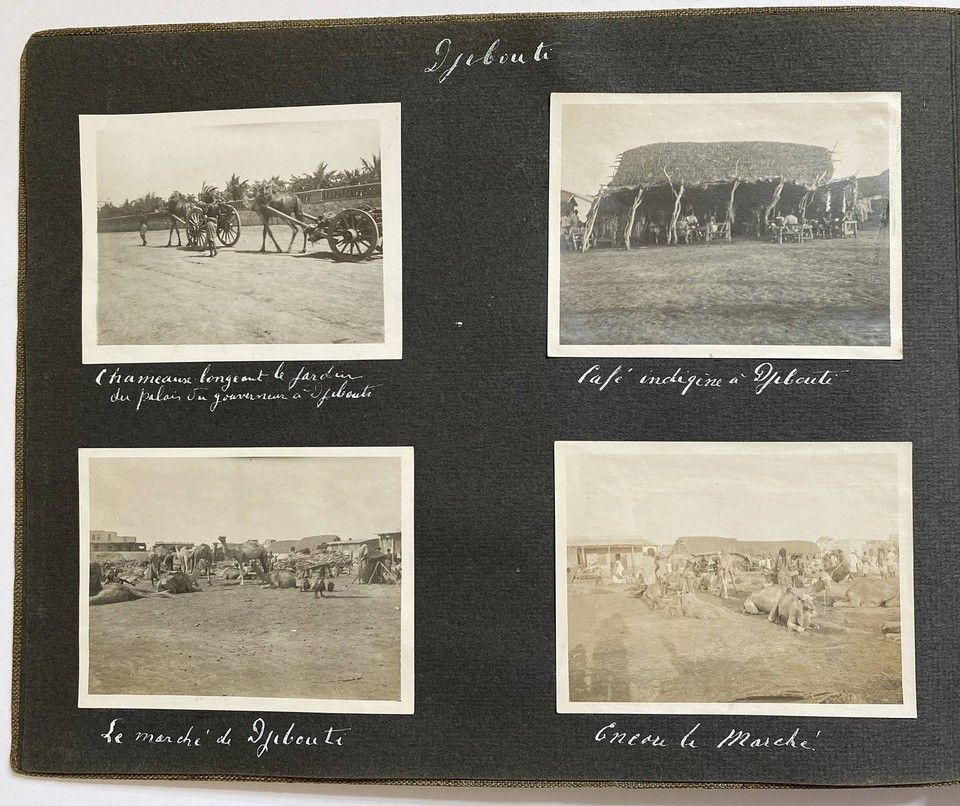 Djibouti Java Sumatra Sri Lanka Singapore Sphinx Cairo Photo Album 1913 ...