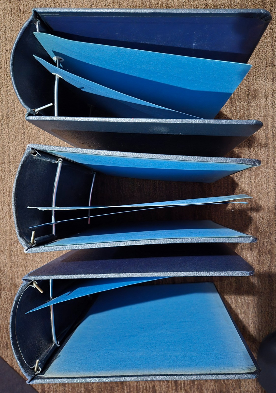 Three Minkus Supreme Global Curved Back Binders in Decent Condition | eBay