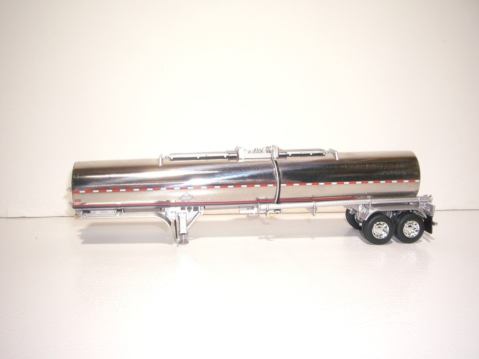 DCP FIRST GEAR 1/64 POLISHED STAINLESS STEEL TANDEM AXLE BRENNER ...