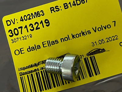 VOLVO S80 MK2 Auto Transmission Drain Plug 30713219 NEW GENUINE VOLVO ...