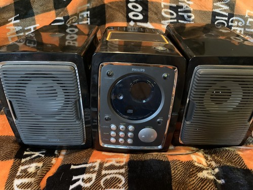 Philips MC-320/37 Micro Hi-Fi System AM/FM Radio Cassette CD Player ...