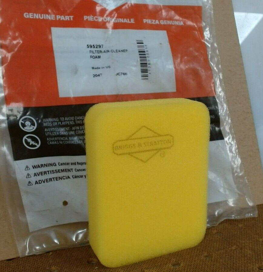 Briggs & Stratton foam air filter cleaner (595297) | eBay