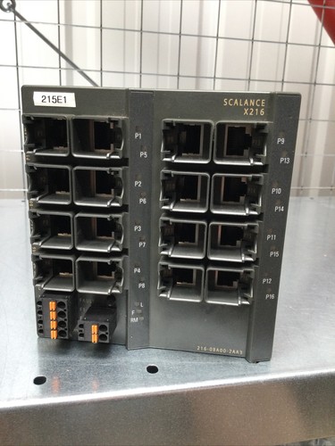 SIEMENS 6GK5216-0BA00-2AA3 SIMATIC NET SCALANCE X216 MANAGED ETHERNET ...