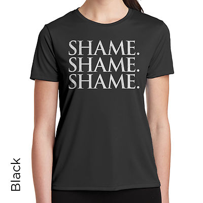 Shame Shame Shame T-Shirt Thrones Cersei Lannister Septa Unella 1394 | eBay