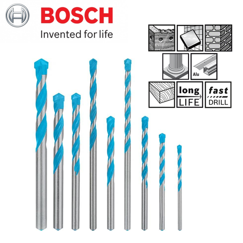 Bosch Multi Construction Bits EXPERT CYL-9 Masonry Concrete Wood Tile ...