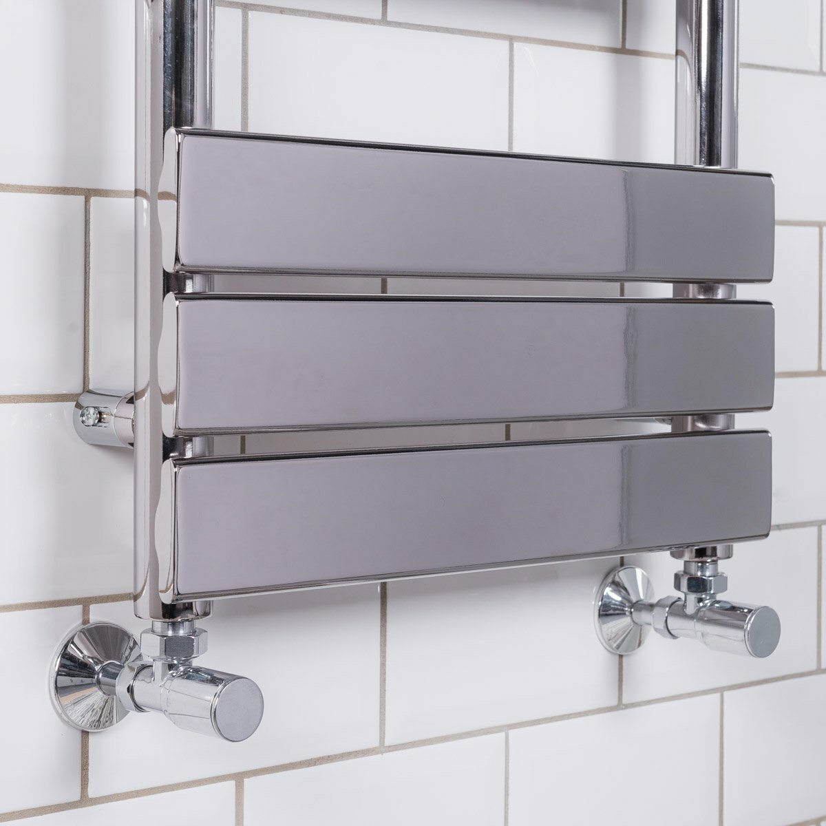 Designer Bathroom Flat Panel Heated Towel Rail Radiator Rad 800 x 450mm ...