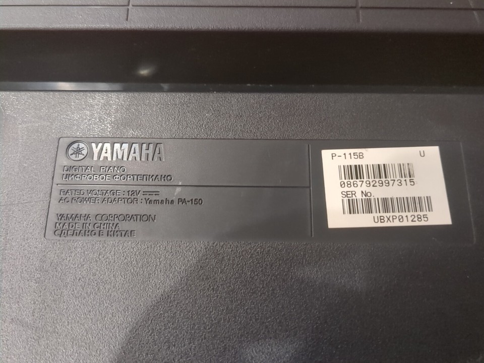 Parts Only Yamaha P-115b Keyboard 88-Key Piano | eBay