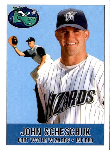 2000 Fort Wayne Wizards Team Issue #29 John Scheschuk Houston Texas TX ...