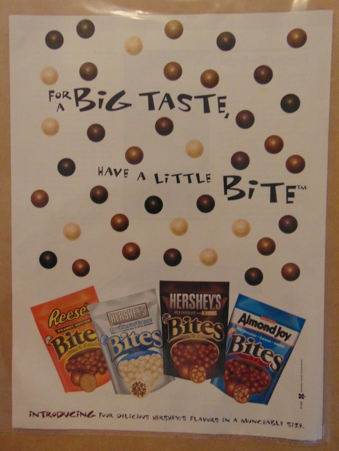 HERSHEY'S CANDY Reese's Almond Joy Flavors Original 1999 Print Ad ...