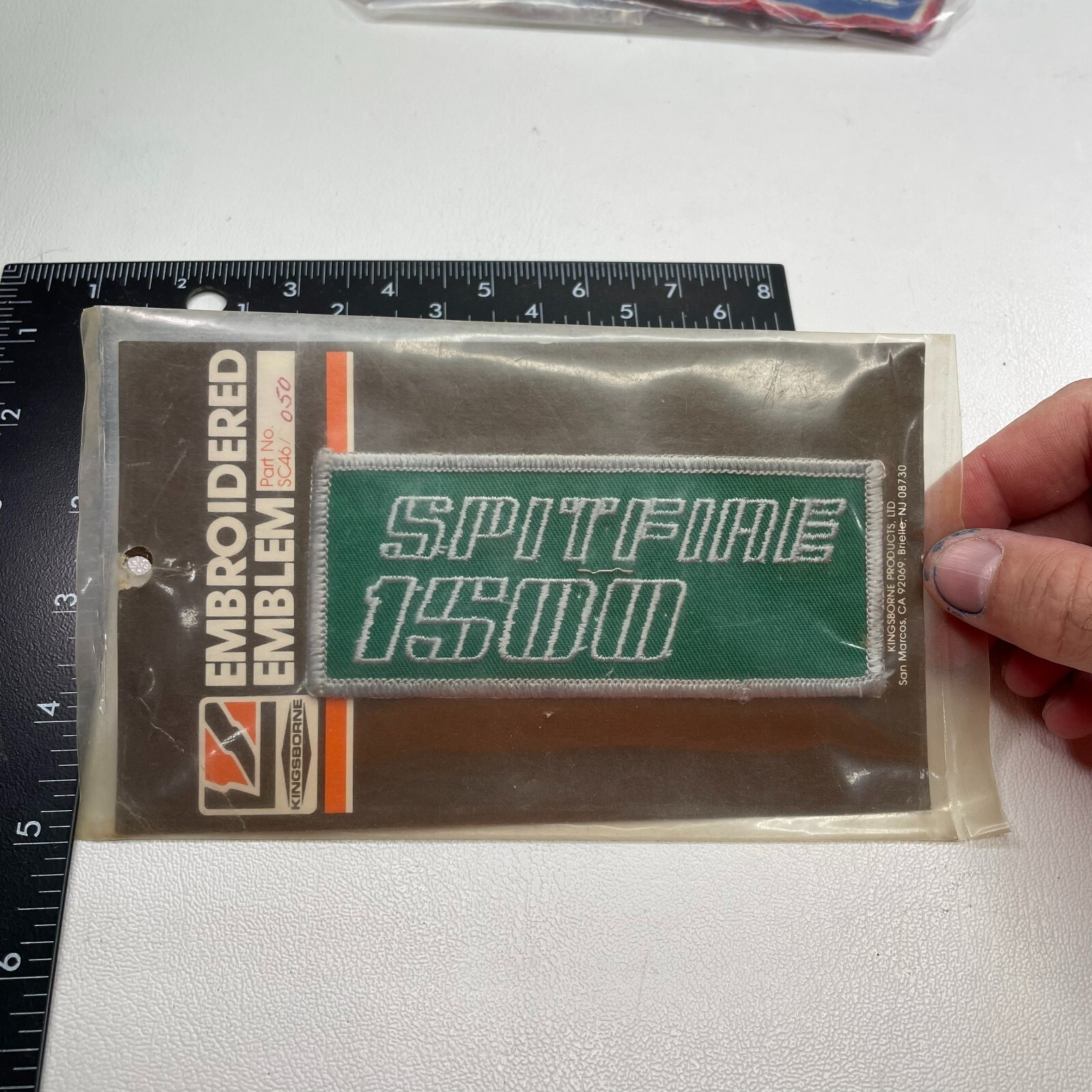 VINTAGE In Pkg SPITFIRE 1500 Advertising Patch British Sports Car Triumph 28MW | eBay