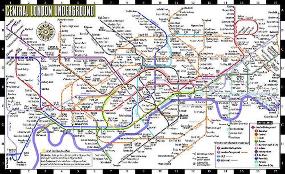 Streetwise London Underground Map - | Grelly UK