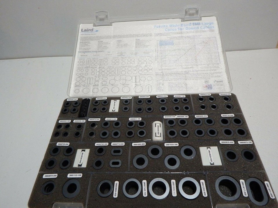 Laird K-401 EMI B Ferrite Wide Brand EMI Large Cores for Round Cables ...