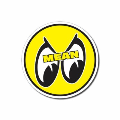 Mean Moon Eyes Sticker / Decal - Parody Hot Rod Rat V8 Vintage Retro ...