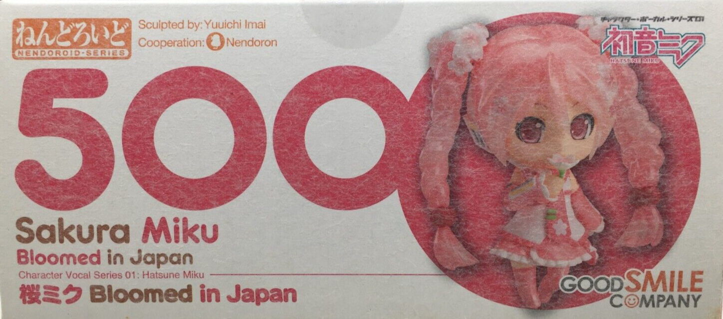 Sakura Miku Bloomed in Japan Nendoroid 500 Vocaloid Figure Good Smile ...