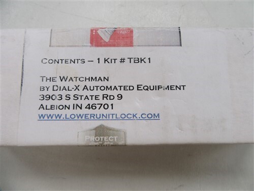 THE WATCHMAN BY DIAL-X AUTOMATED TAMPER RESISTANT 6" TRANSOM BOLT KIT ...