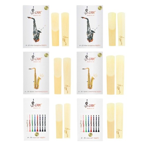 10pcs Sax Reed Whistle Piece Clarinet Reed Wind Instrument Reed for ...