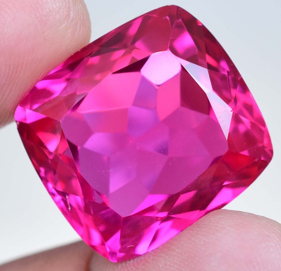 58.20 Ct Natural Mogok Rose Pink Ruby Stunning Cushion Shape Certified ...