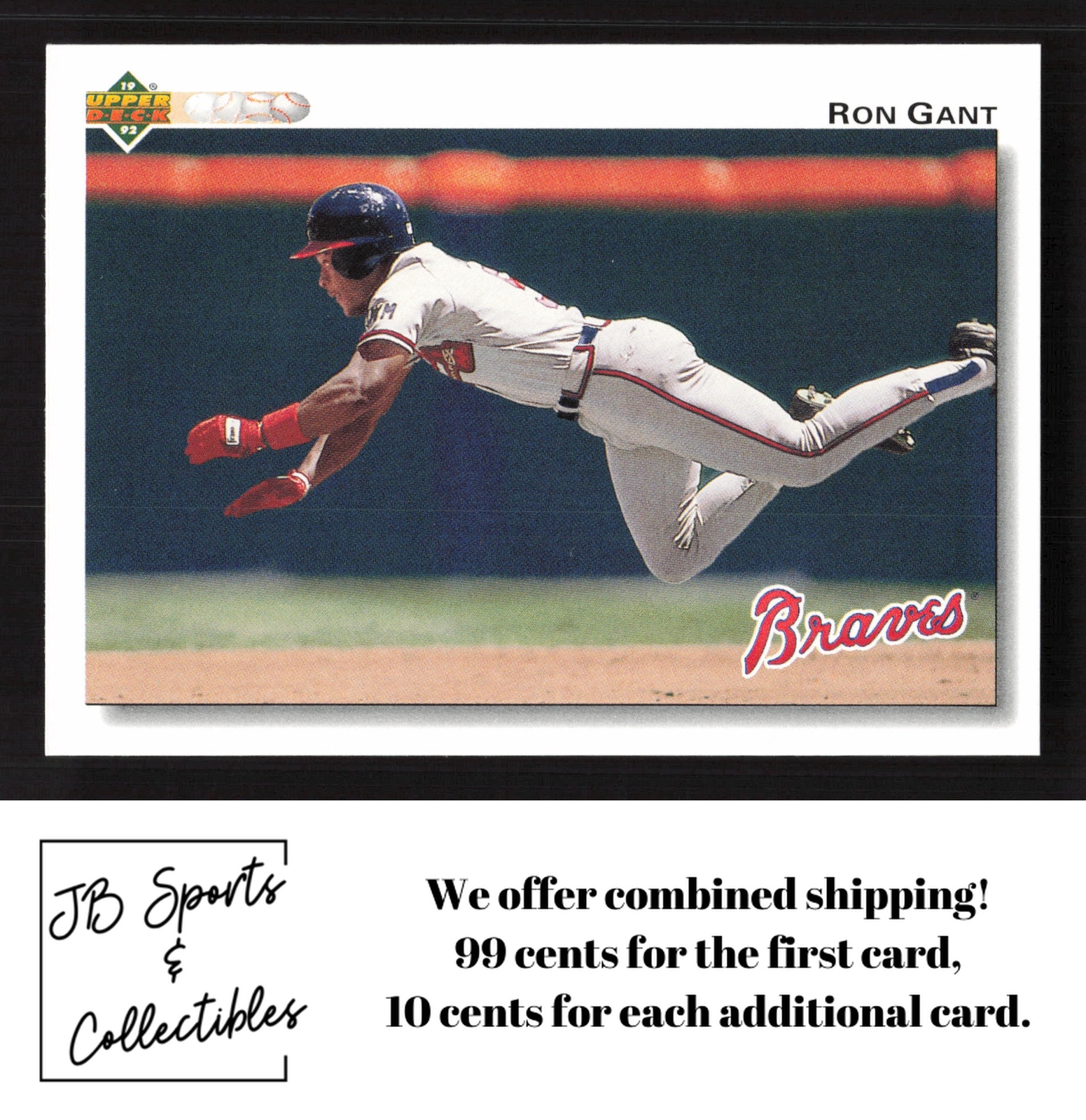 1992 Upper Deck - #345 Ron Gant for sale online | eBay