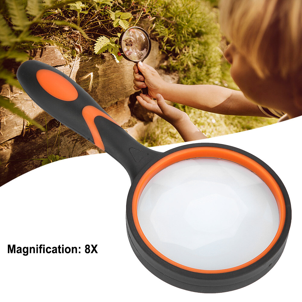 Reading Assist Tool Magnification 8X Handle Magnifier For Newspaper ...