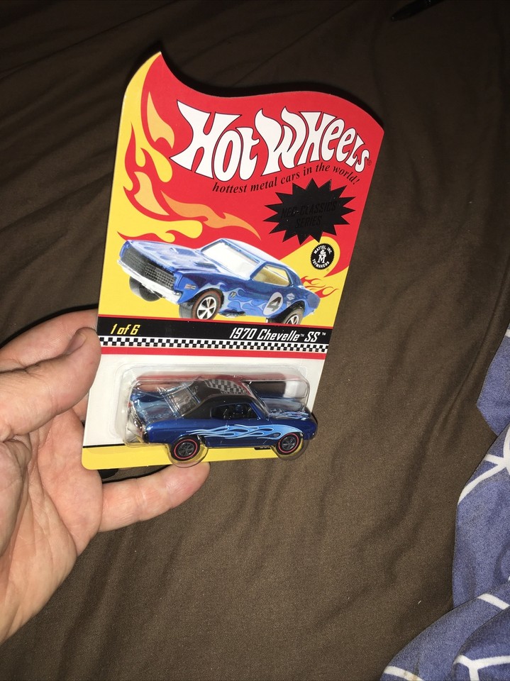 HOT WHEELS RLC CLUB 1970 CHEVELLE SS OPEN HOOD REDLINE LOW# 901 ☑️ITOUT ...