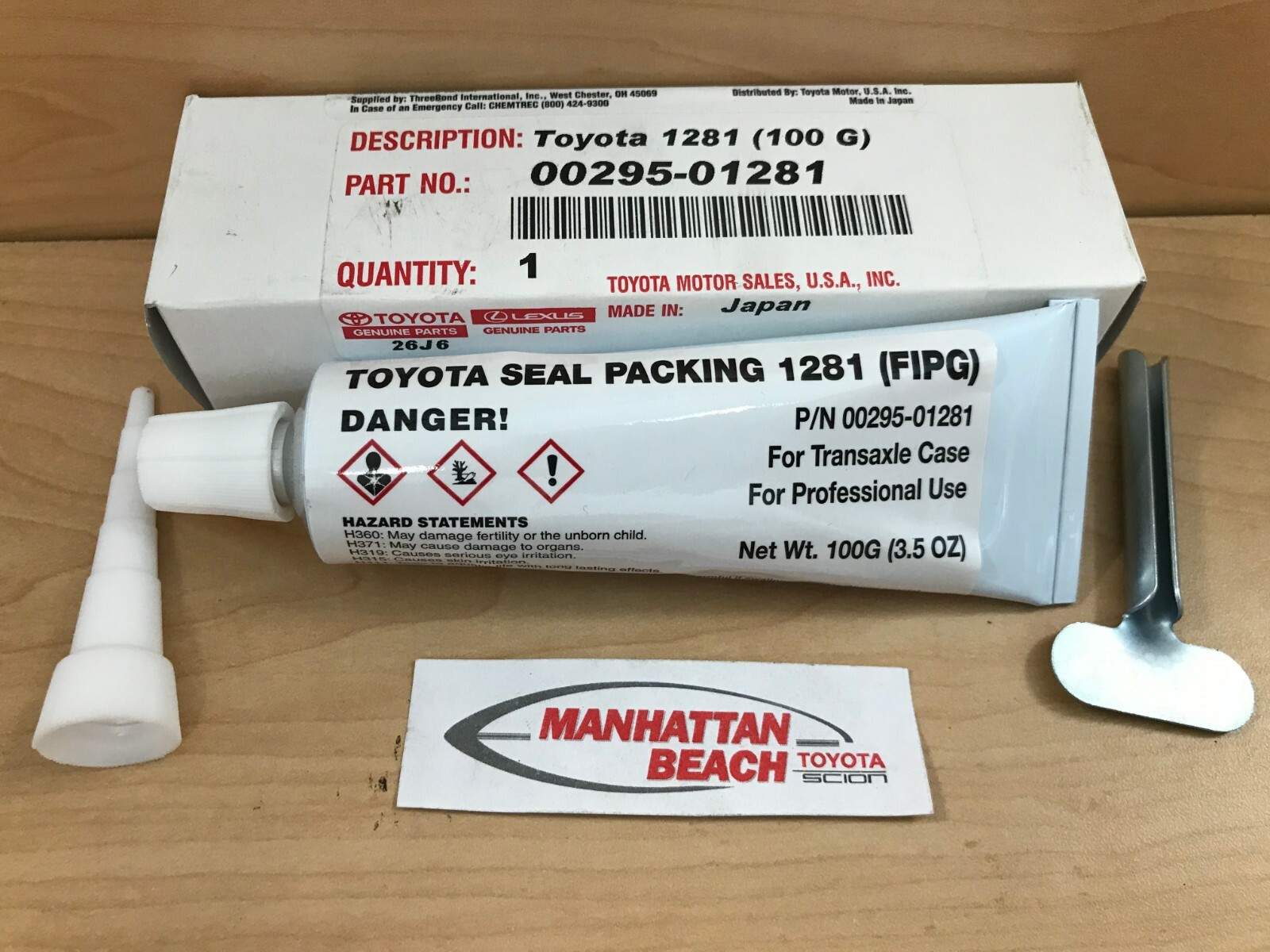 GENUINE TOYOTA FIPG FORMED IN PLACE TRANSMISSION GASKET 3.5 OZ 00295 ...