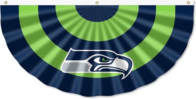 Football Fan Seattle Seahawks Pleated Flag Bunting Banner | eBay