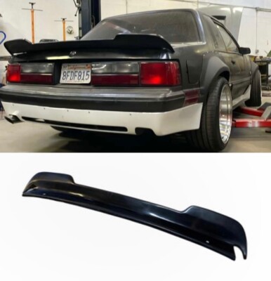 1979-1993 mustang coupe notchback Duck tail V2 spoiler Wicker bill ...