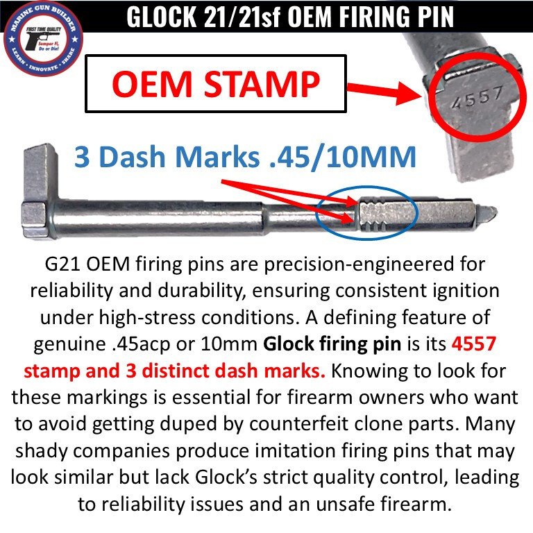 Glock 21 / 21SF .45acp Upper Parts Kit OEM Gen 1-3 G21 G21sf UPK OEM | eBay