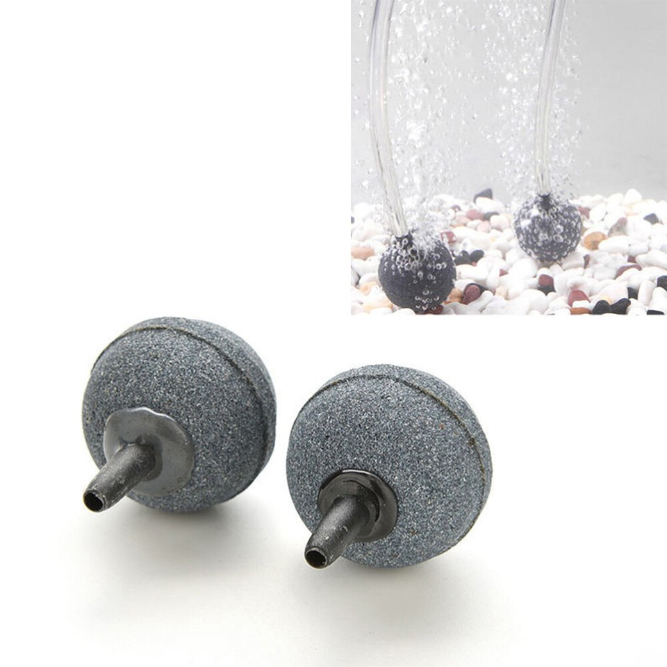 6 PCS Round Air Stones for Aquariums Diffuser Mineral Bubble | eBay