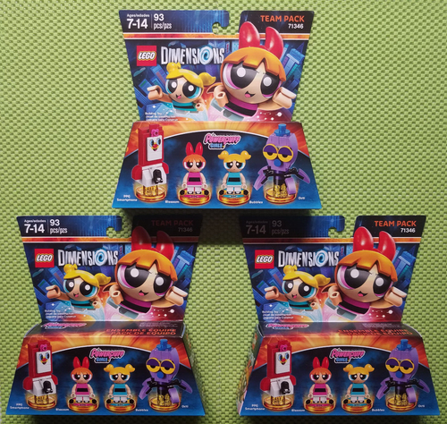 3x LEGO Dimensions Powerpuff Girls Team Pack 71346 Sealed NEW NIB Clean ...