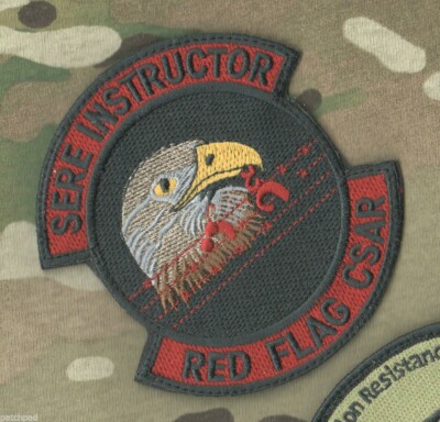 AIR FORCE RED FLAG EXERCISE SERE RETURN w/HONOR TRAINING INSTRUCTOR vel ...