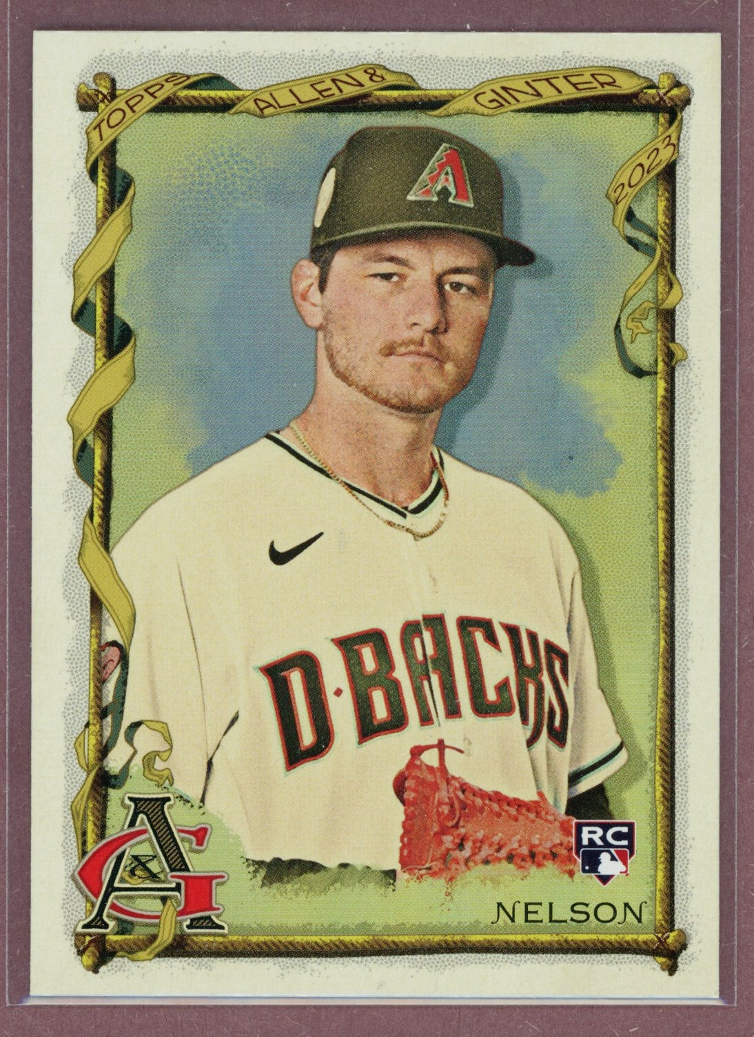 2023 Topps Allen & Ginter Hot Box Silver Portrait #247 Ryne Nelson RC ...