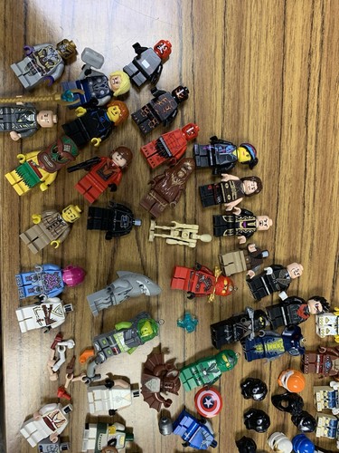 BAG OF ASSORTED RANDOM LEGO MINIFIGURES, PARTS,PIECES, And ACCESSORIES ...