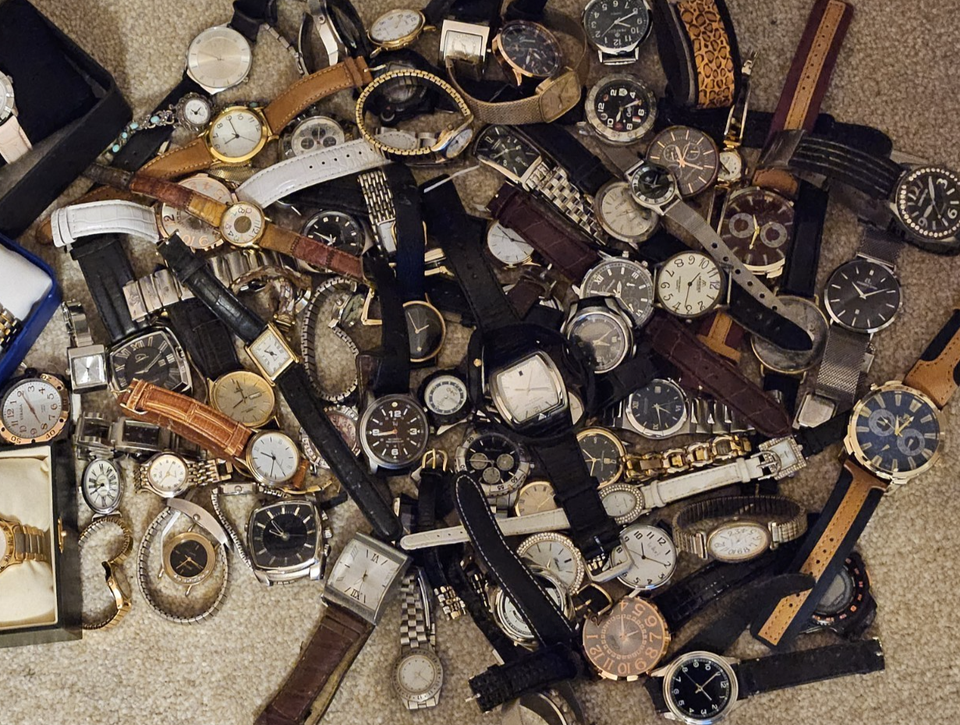 Job Lot Assorted Ladies Mens Watches x 80, Display Boxes Un-checked ...