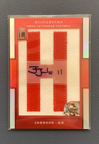 2008 Topps Letterman Josh Johnson “H” # 01/19 Buccaneers | eBay