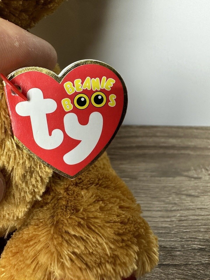 Ty Beanie Boo Boos Bella the Christmas Bear Candy Cane TY Beanie Baby ...