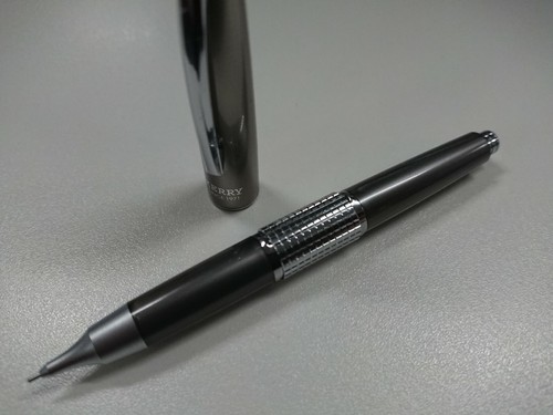 Pentel Sharp Kerry 2 Pens Set Gray Body Mechanical Pen 0.5mm Pencil ...