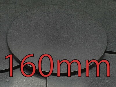 160mm x1 pc Round Plain Plastic Bases Warhammer AOS Infinity Brand New ...