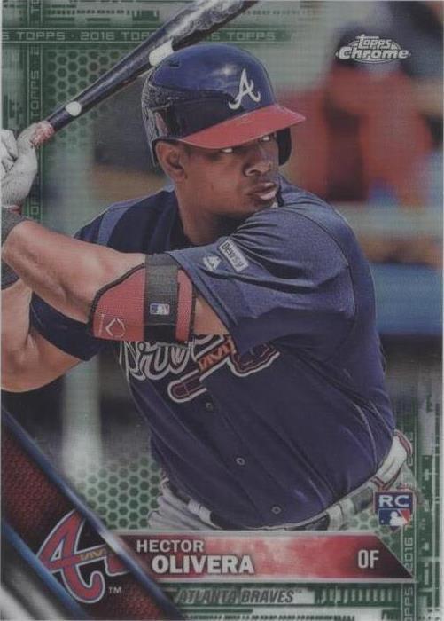 2016 Topps Chrome - Hector Olivera #89 Green Refractor /99 for sale ...