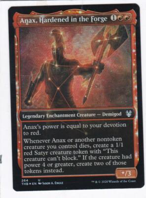 MTG: Theros Beyond Death: Foil: Anax, Hardened in the Forge (Showcase ...