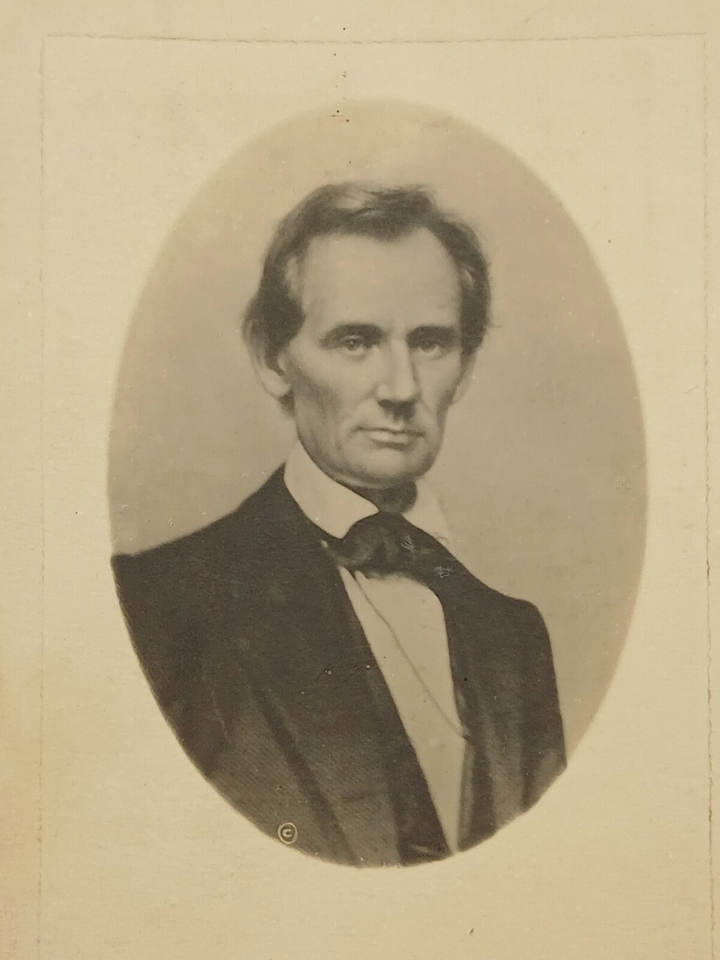 Abraham Lincoln 1860 Mathew Brady Cooper Union Ambrotype Original 1919 ...
