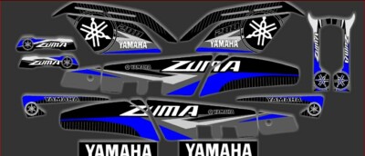 2022-2024 Yamaha Zuma Chuma Graphic Kit Rear Decal/Sticker | Multicolor ...