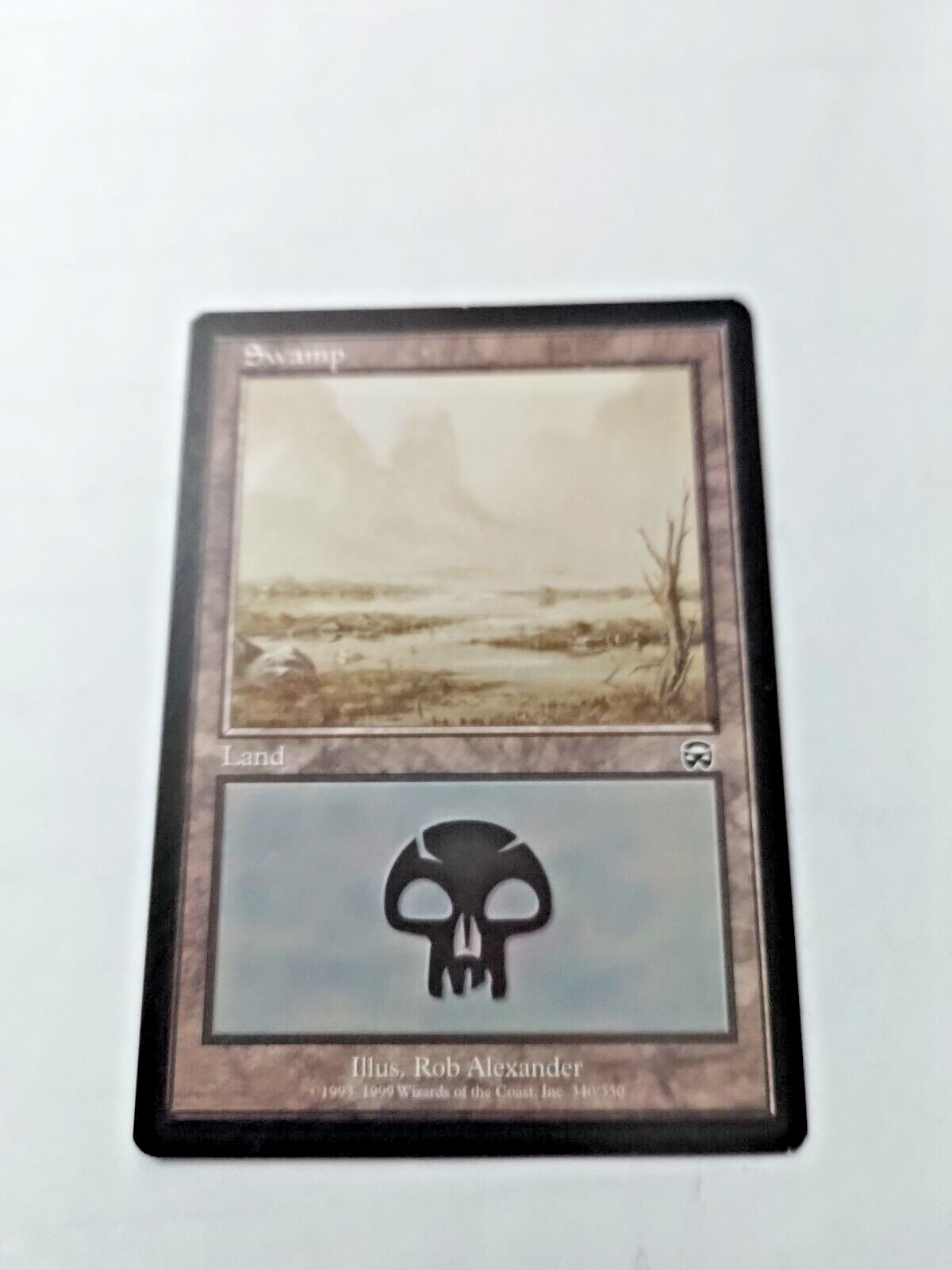 U MTG Swamp Mercadian Masques 340/350 Regular Land - Bit of edge wear ...