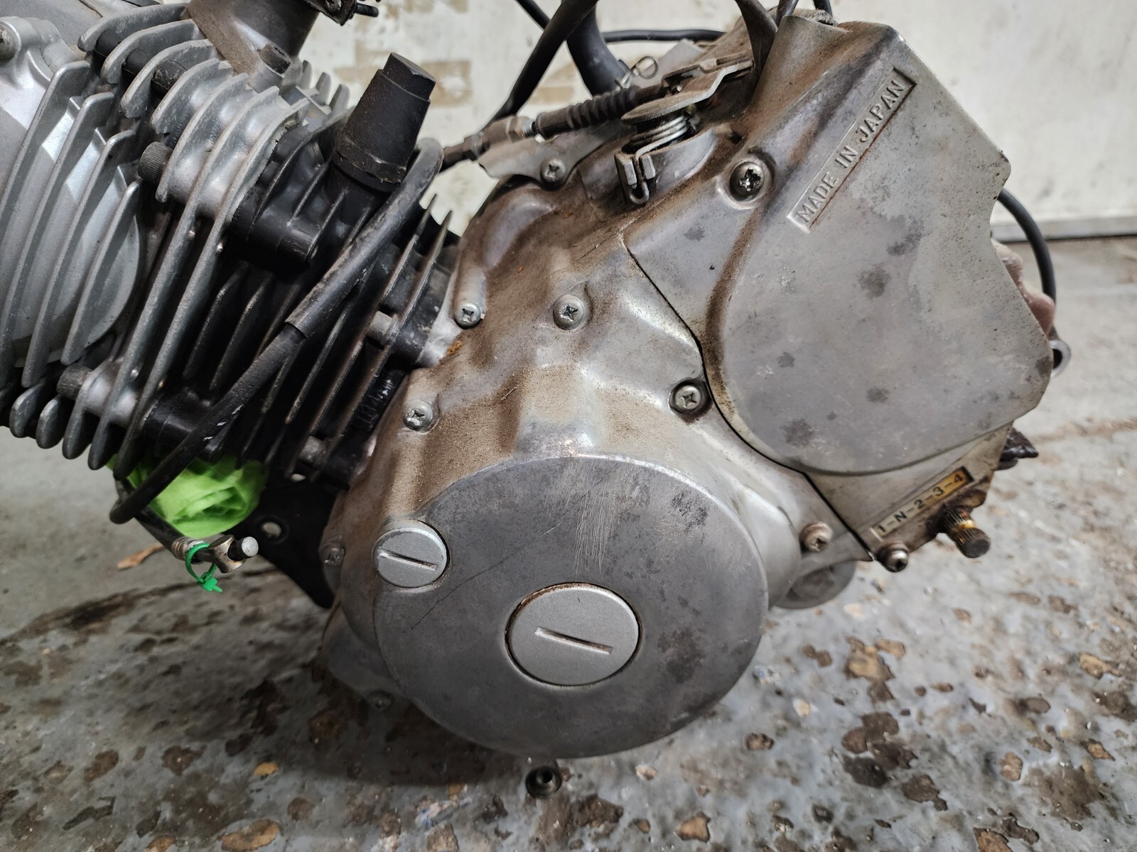 YAMAHA 81 82 1982 SR185 EXCITER 185 COMPLETE ENGINE MOTOR TRANS 160psi ...
