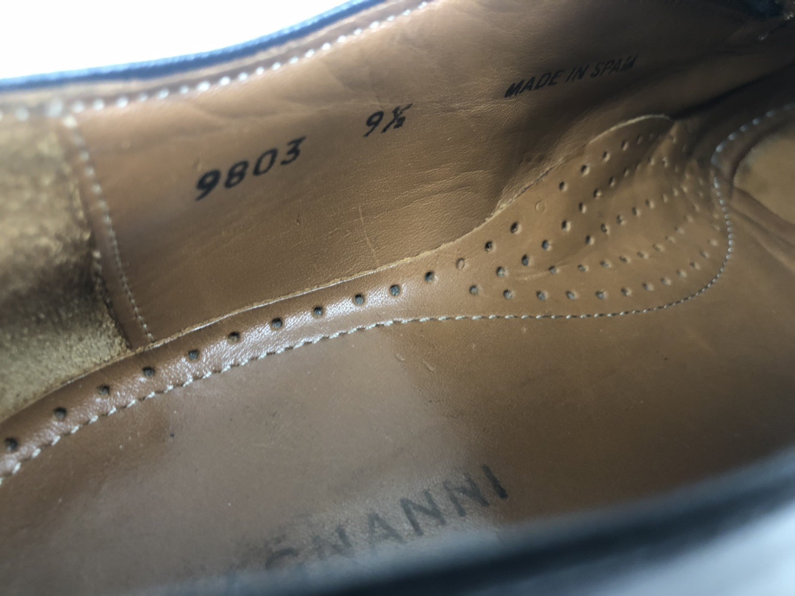 MAGNANNI Spain | Romelo Black Leather Lace Up Moc Toe Derby Oxford ...