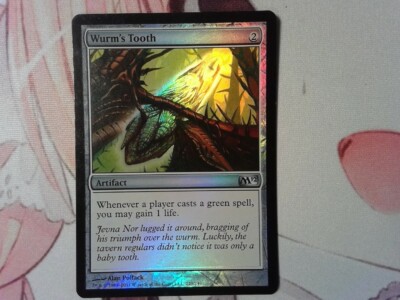 Foil Wurm's Tooth - Magic 2012 M12 - Magic the Gathering artifact | eBay