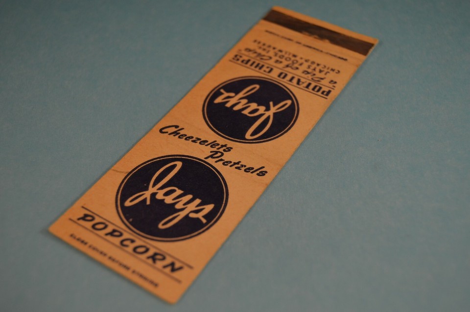 JAYS POPCORN POTATO CHIPS FS Matchcover ADDITIONAL MATCH COVERS = FREE ...