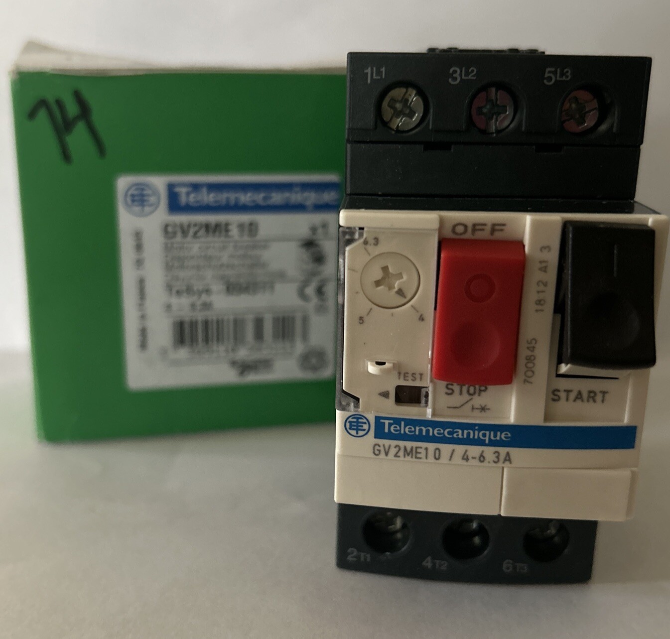 GENUINE Schneider Electric GV2ME10 Motor Circuit Breaker 4-6.3A TeSys ...